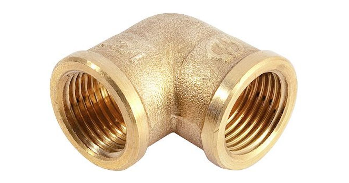 messing draad elleboog 1/2"ff | desco.be