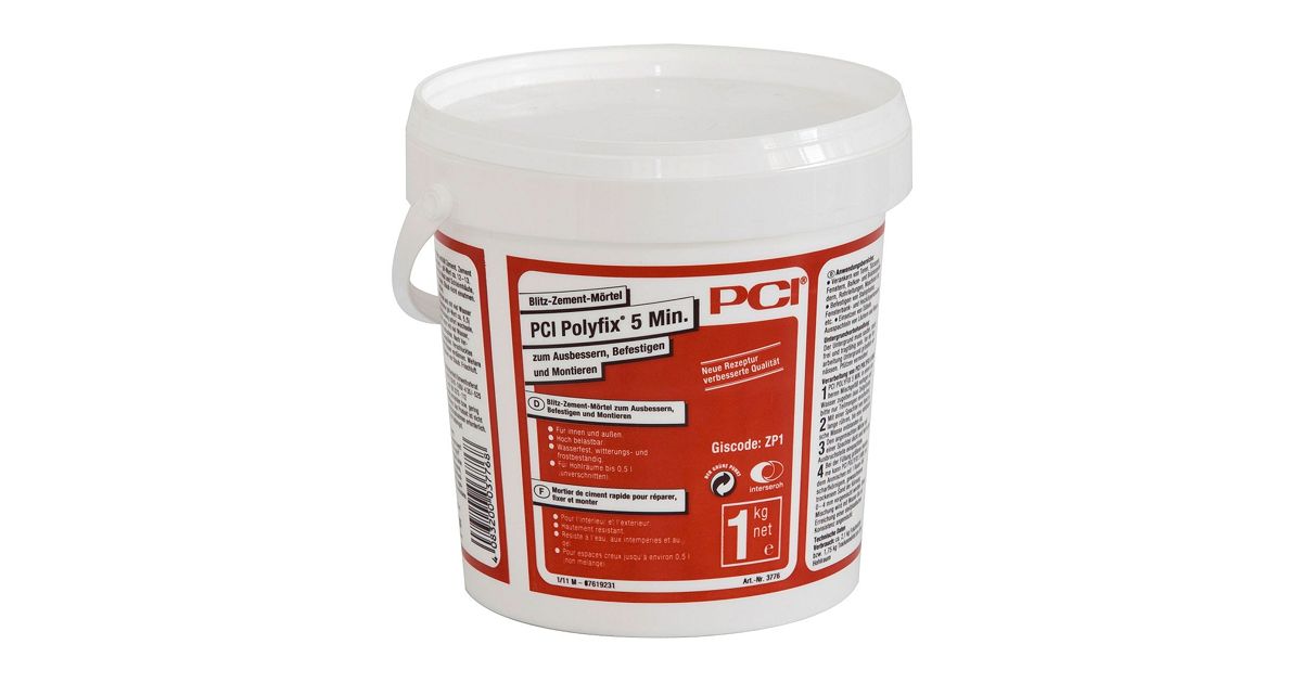 snelcement pci polyfix 5min pot 15kg | desco.be
