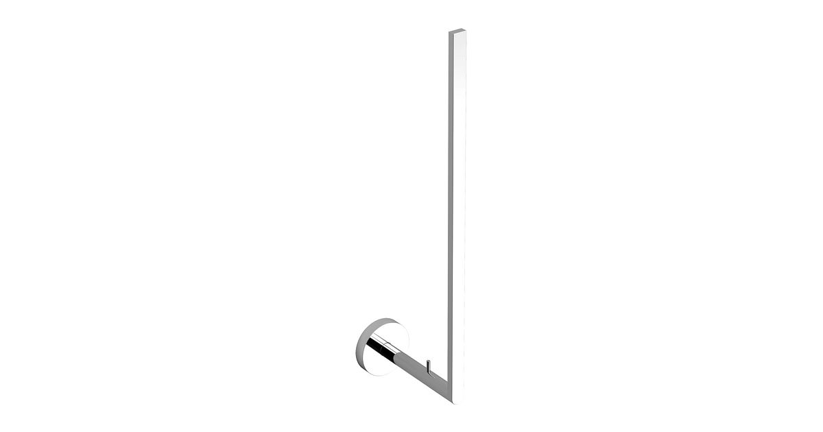 porte-rouleau flat clou chrome | desco.be